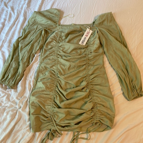 ASOS | Dresses | Long Sleeve Ruched Mini Dress | Poshmark